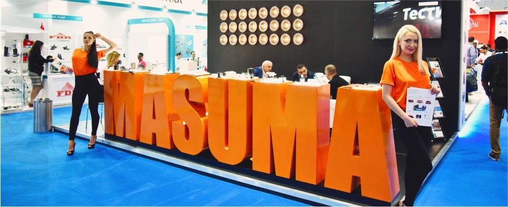 Masuma at an Exhibition in Dubai